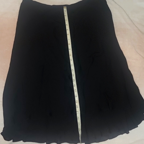 Kate Hill | Skirts | Kate Hill Silk Black Layered Skirt | Poshmark